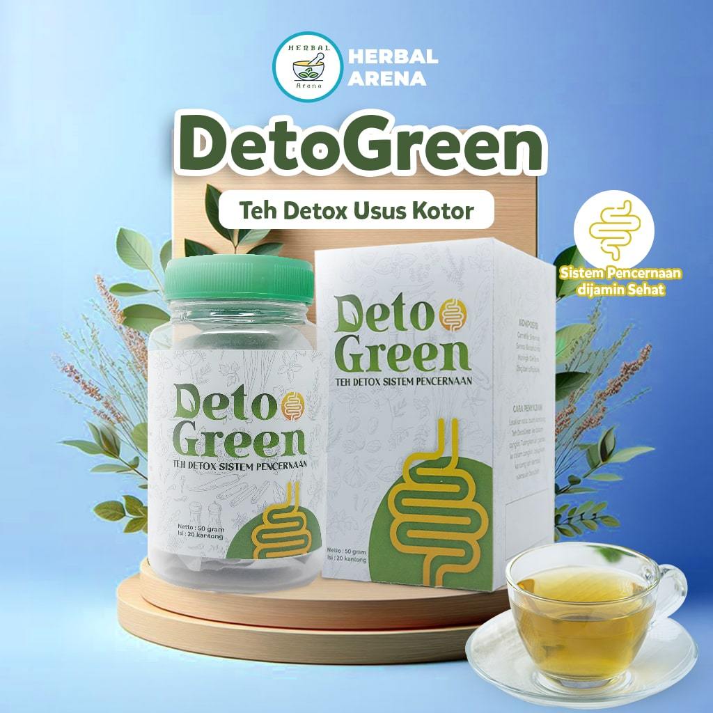 Jual Detogreen Teh Herbal Alami Teh Diet Sehat untuk Sistem Pencernaan ...