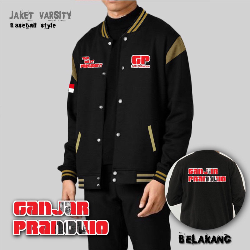 Jual JAKET VARSITY GP / BASSEBAL RELAWAN GANJAR MAHFUD / JAKET GANJAR ... Jual JAKET VARSITY GP / BASSEBAL RELAWAN GANJAR MAHFUD / JAKET GANJAR ...