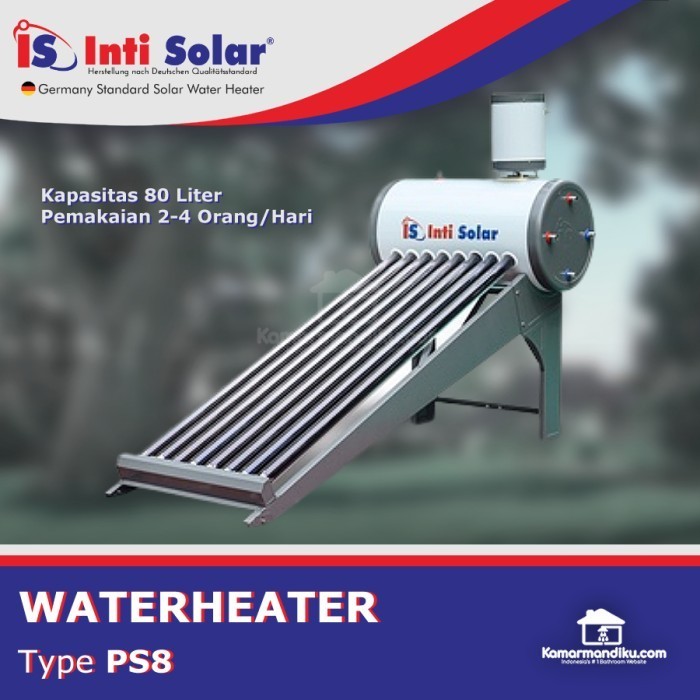 Jual Solar Water Heater Inti Solar Tipe PS 8 Dengan Kapasitas 80Liter ...