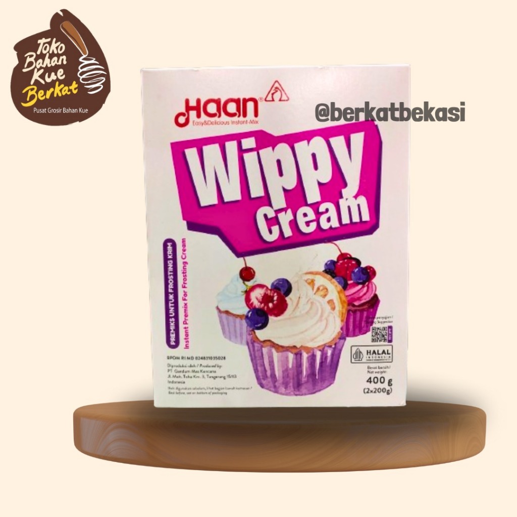 Jual WHIPPING CREAM HAAN/ WIPPY CREAM INSTANT TOPPING POWDER 200 GR ...