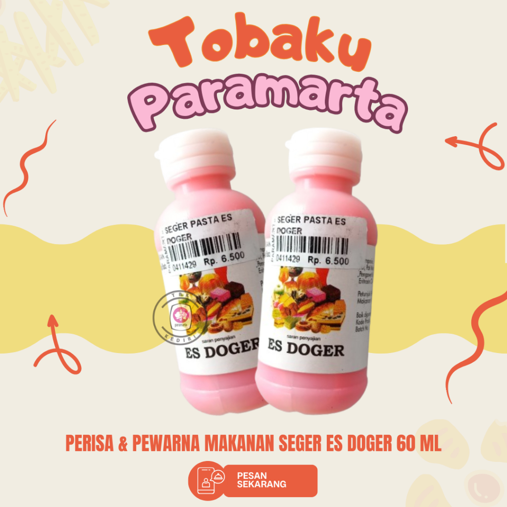 Jual PERISA DAN PEWARNA MAKANAN SEGER & CO ES DOGER 60 ML / PERISA DAN ...
