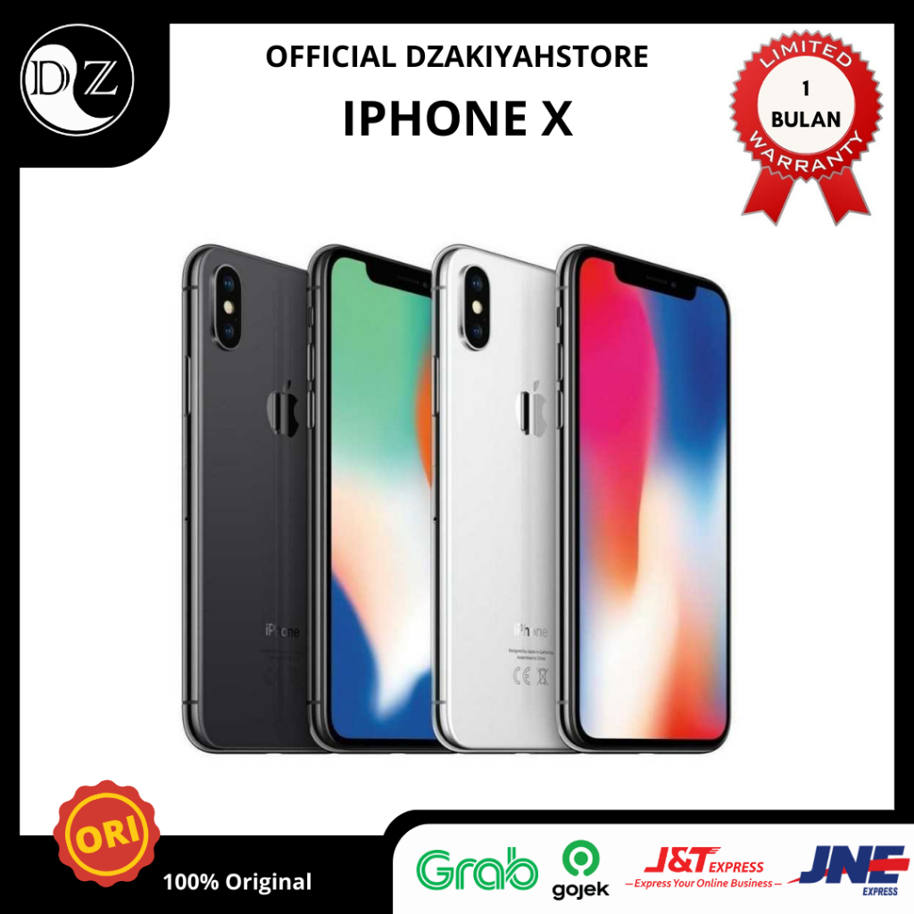Jual iPhone X Second All Operator BERGARANSI *TERDAFTAR&EX-RESMI ...