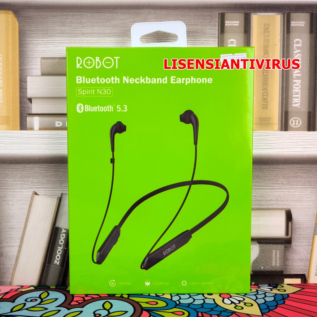 Jual Earphone Robot N30 Headset Bluetooth 5.3 Neckband Earbuds Spirit ...