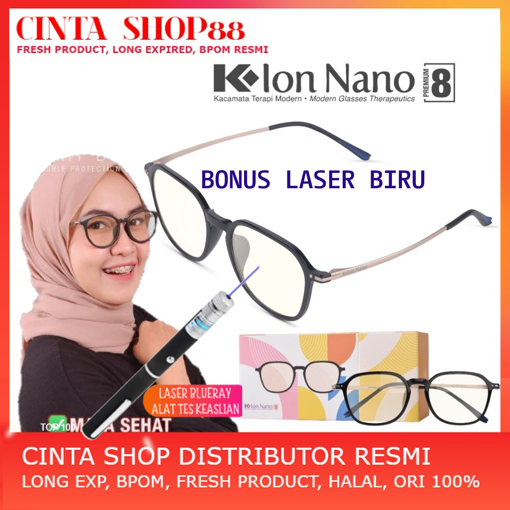 Jual ION NANO PREMIUM 8 Kacamata Terapi Original Frame | Shopee Indonesia