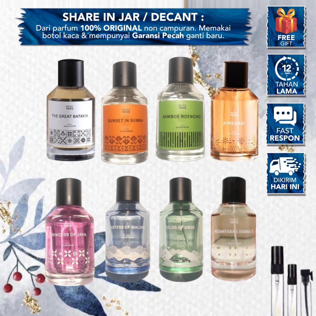 Jual PROJECT 1945 PARFUM DECANT (SHARE IN JAR) Travel Size 2/5/10ML ...