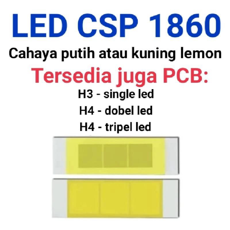 Jual 2 pcs Led CSP 1860 (ada 2 pilihan warna cahaya) - 2 PCB Led CSP ...