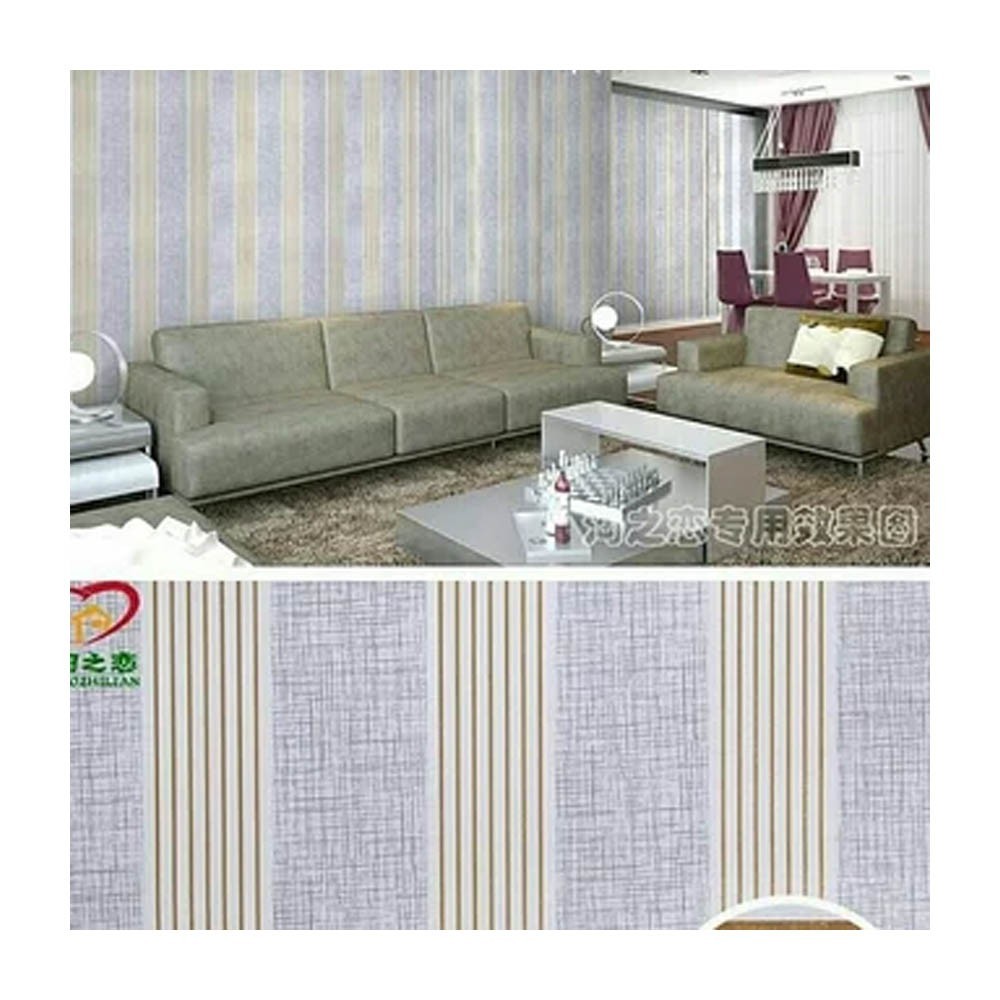 Jual (PROMO COD) Gudang Wallpaper Stiker Dinding Kamar Tidur Motif Panel Salur Kayu Vintage ...