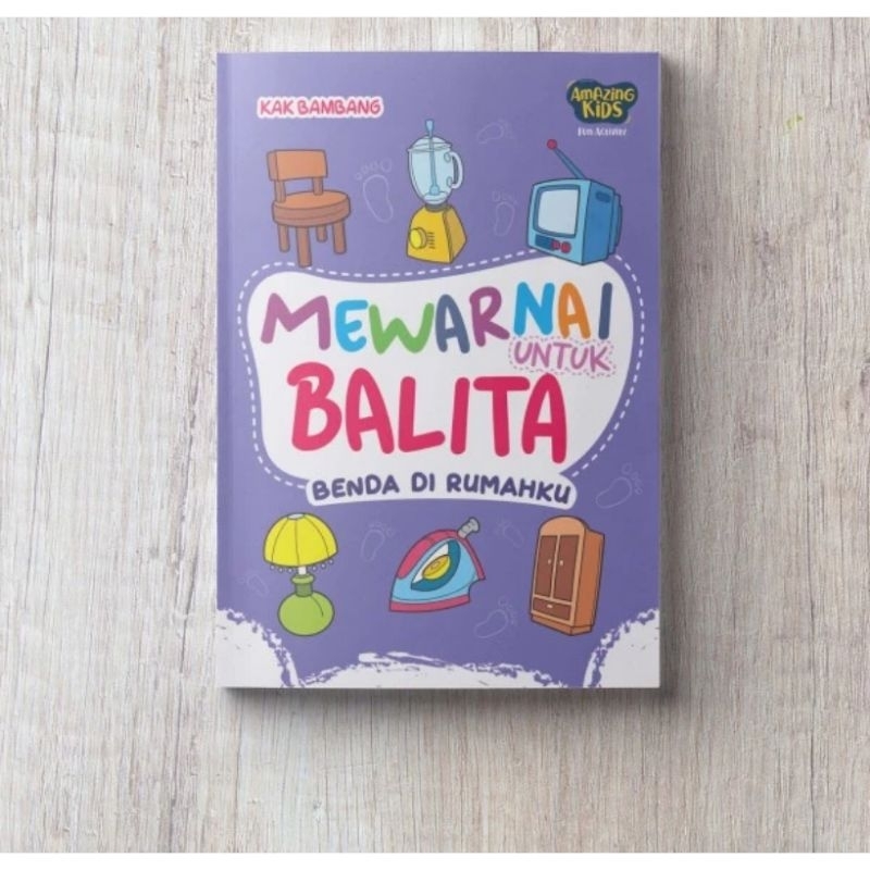 Jual Buku Mewarnai - Coloring Book Benda di Rumahku Untuk Balita/Paud ...