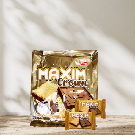 Jual Biskuit Elvan Maxim Crown BUY 1 GET 1 FREE | Shopee Indonesia