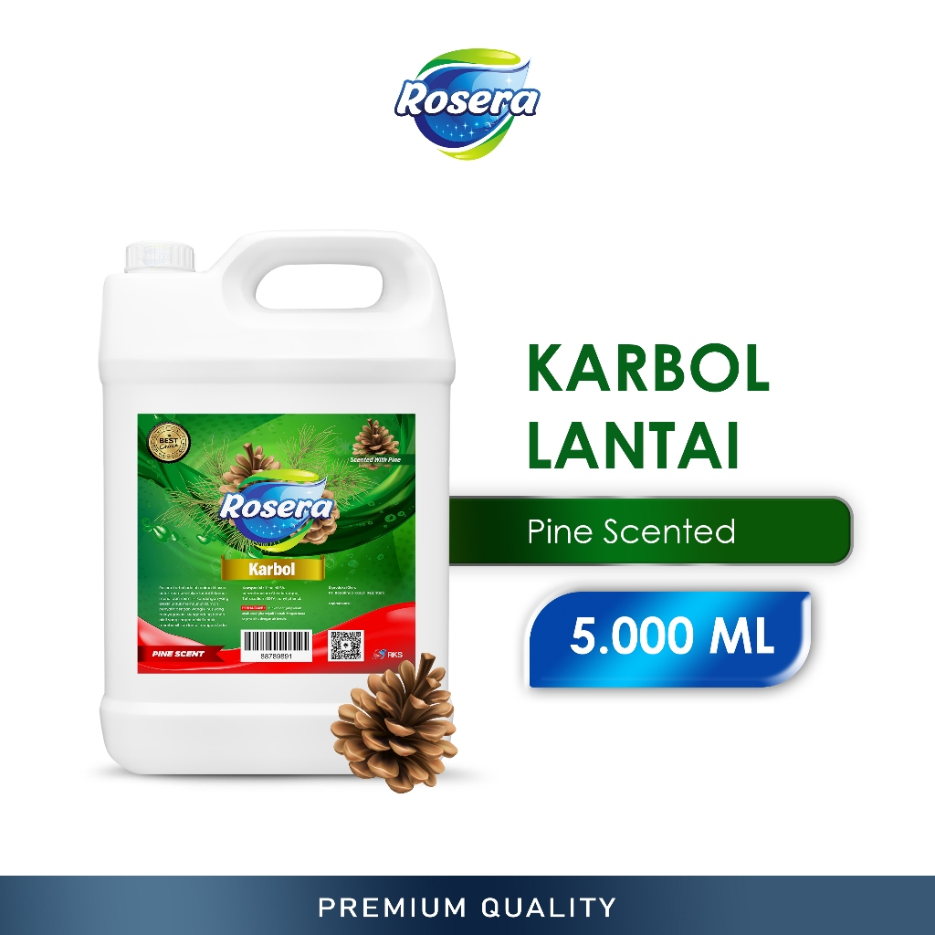 Jual Rosera Karbol Lantai 5 Liter 5000 ML Pembersih Lantai Karbol ...