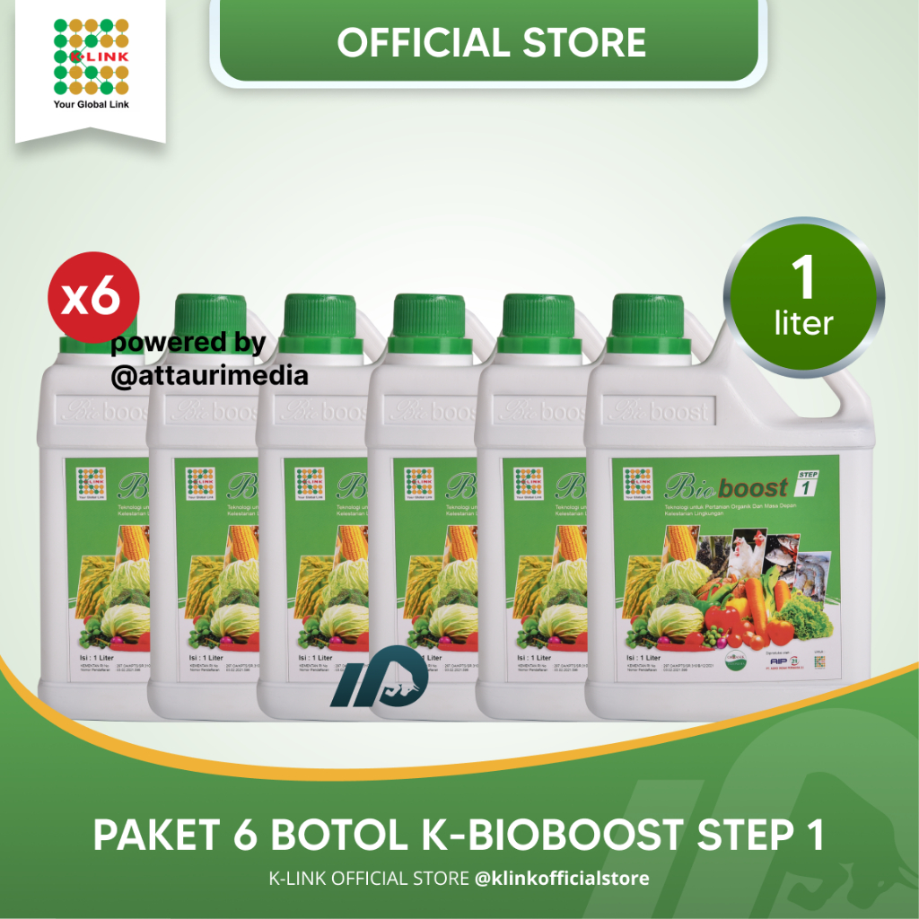 Jual [PAKET HEMAT] BioBoost Step 1 (6 pcs) Perbaiki pH Tanah Pupuk Cair Organik Hayati Bio Bos ...