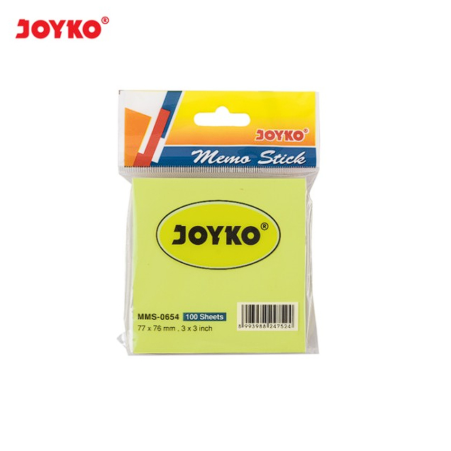 Jual KERTAS MEMO STICK STICKY NOTE MEREK JOYKO MMS 0654 1 PAK | Shopee ...