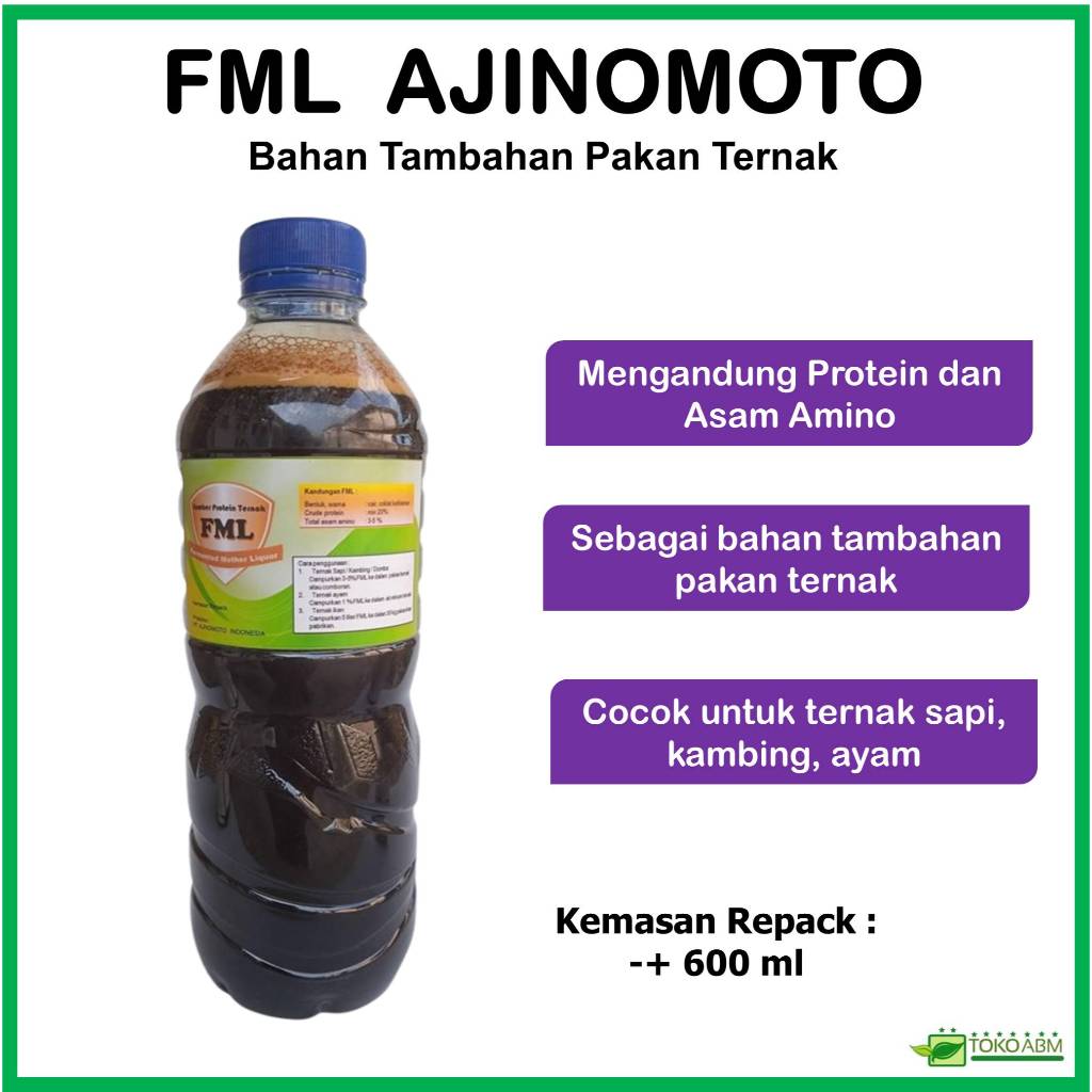 Jual FML Ajinomoto Bahan Tambahan Nutrisi Pakan Sumber Protein Ternak ...