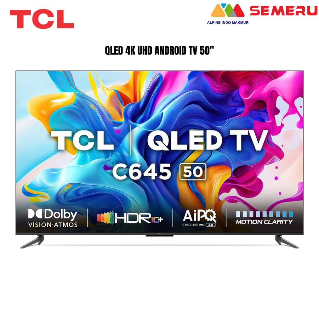 Jual TCL QLED 4K UHD ANDROID TV 50' 55' 65' INC / 50C645 / 55C645 ...