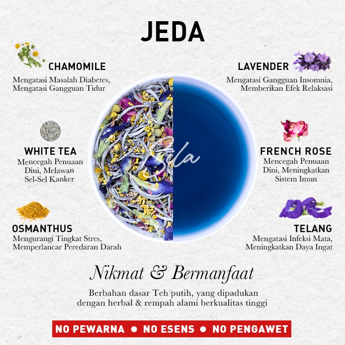 Jual Jeda Sachet 1 T-Bag Tea Sila Tea Premium Artisan Tea | Shopee ...