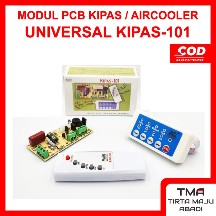 Jual Modul PCB Kipas Angin Yundai Kit Remote Kipas Angin Multi Unversal ...