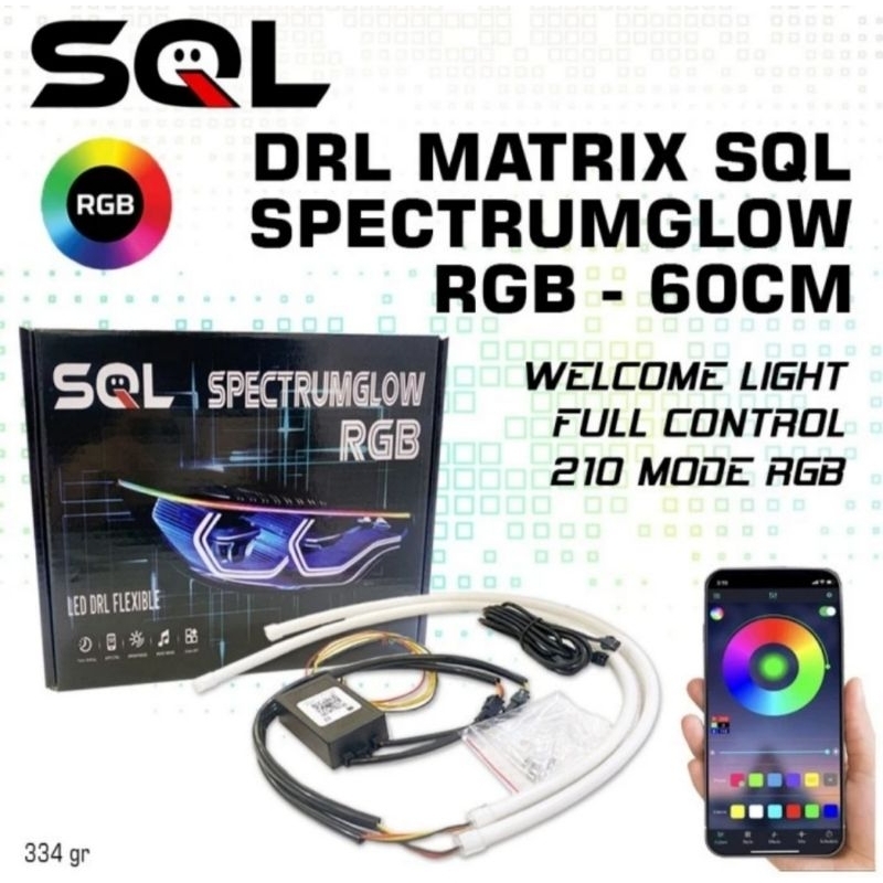 Jual LAMPU ALIS RGB MATRIX 210 MODE WELCOME LIGHT SPECTRUM SQL 60 CM ...