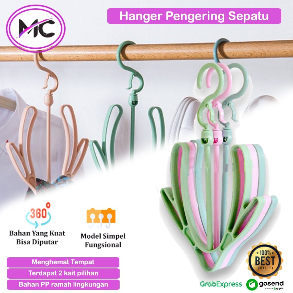 Jual Gantungan Sepatu Sandal Plastik Gantung Hanger Sepatu Dan Sandal ...