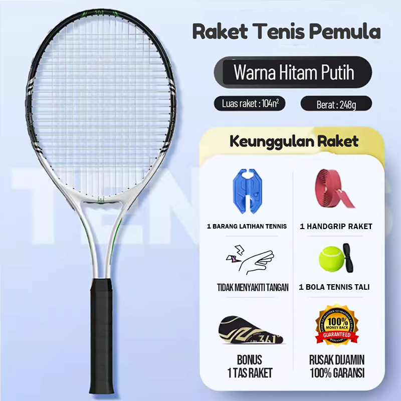 Jual raket tenis/Raket bola tenis/Raket tenis tunggal/raket tenis ...