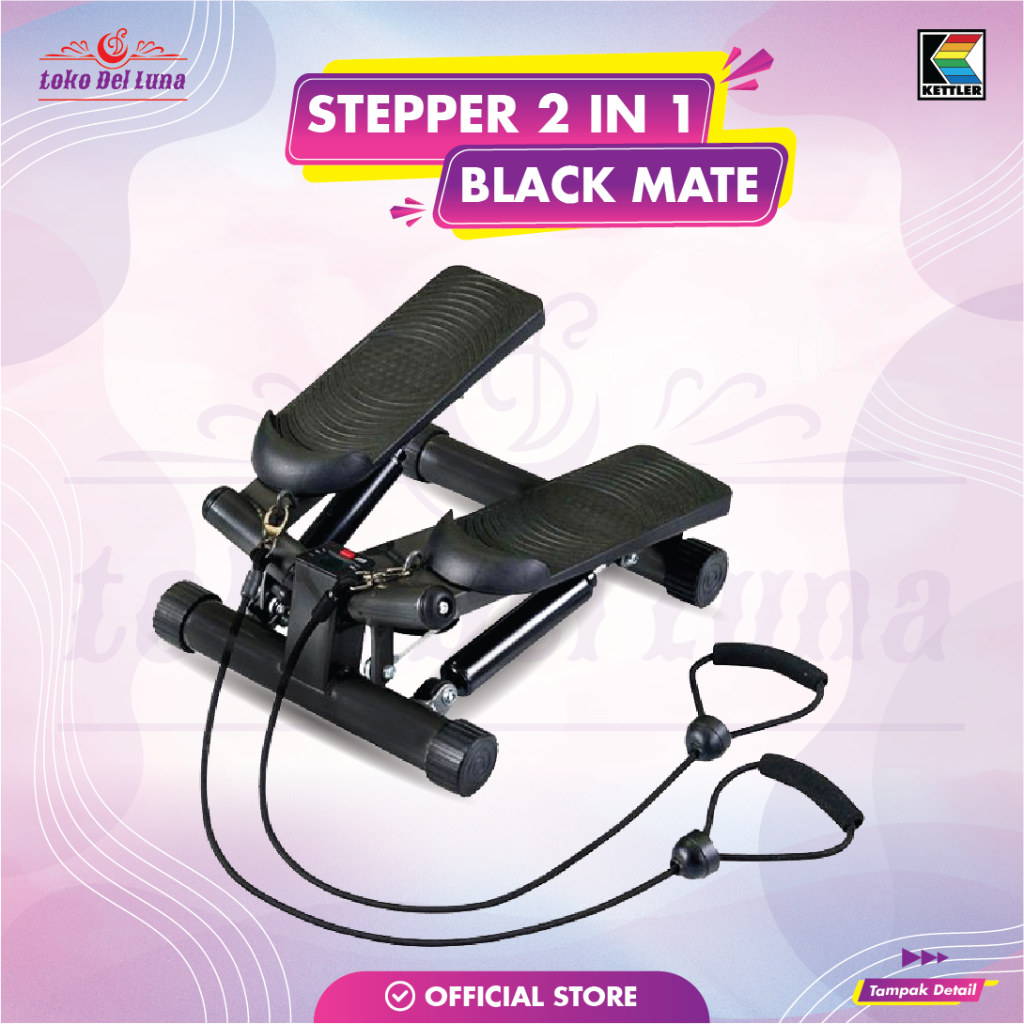 Jual KETTLER STEPPER 2 in 1 Black Mate | Indoor Fitness | Shopee Indonesia