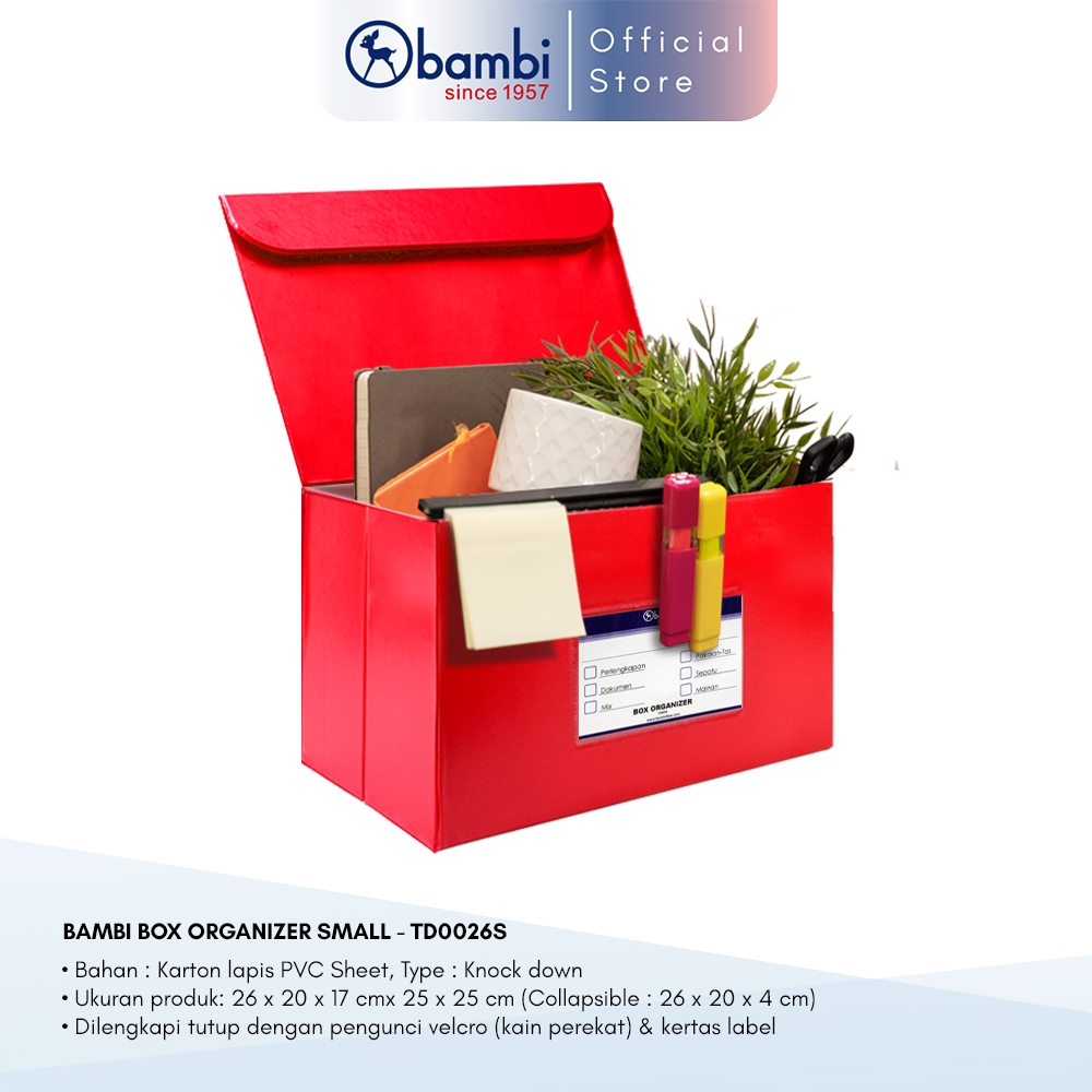 Jual Bambi Box Storage Tempan Penyimpanan Multifungsi Small Size ...