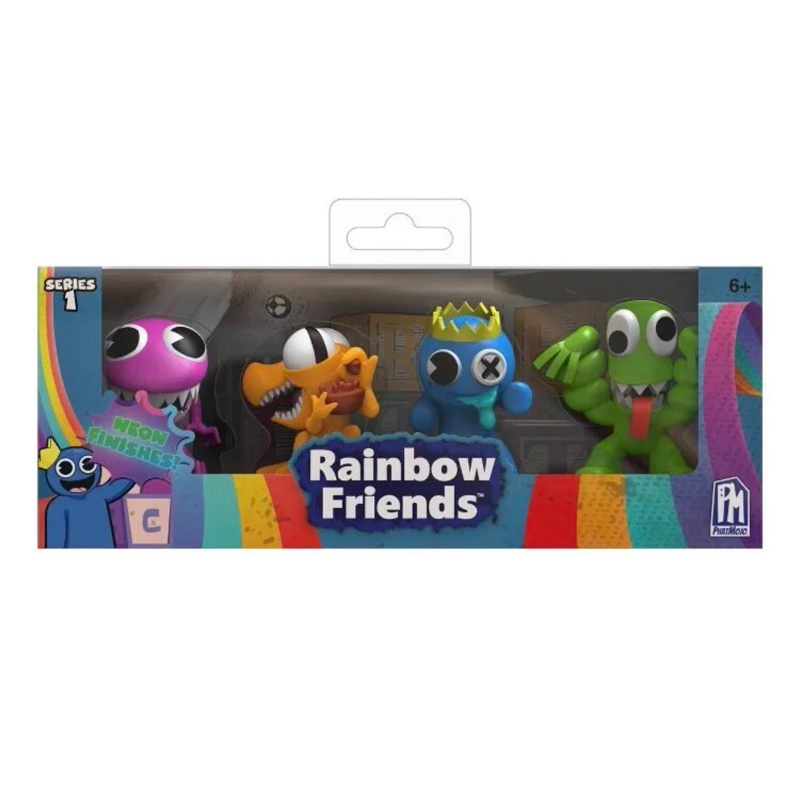 Jual Rainbow Friends Neon Mini Figure Set - 4pack | Shopee Indonesia