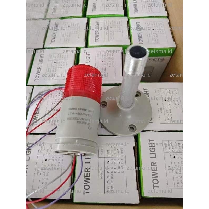 Jual Lampu Warning Light Tower Tingkat 1/2/3 Lampu Warning Mesin ...