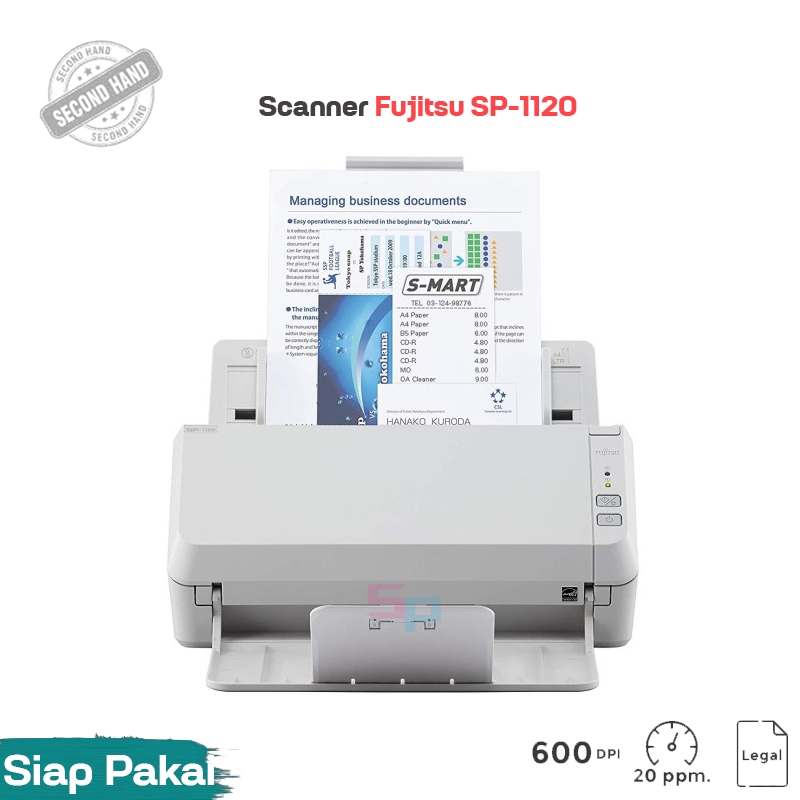 Jual Scanner Fujitsu SP-1120 - jualscanner murah second | Shopee Indonesia