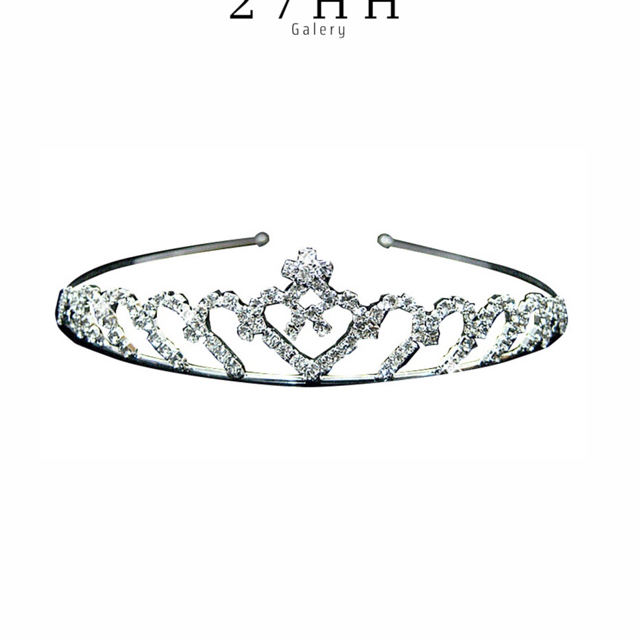 Jual Ready 27HH BANDO TIARA MAHKOTA PERMATA HIJAB WISUDA PENGANTIN GAYA ...