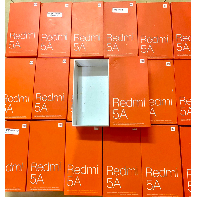 Jual dus box xiaomi redmi 5a dus Kardus box xiaomi redmi 5a polos non ...