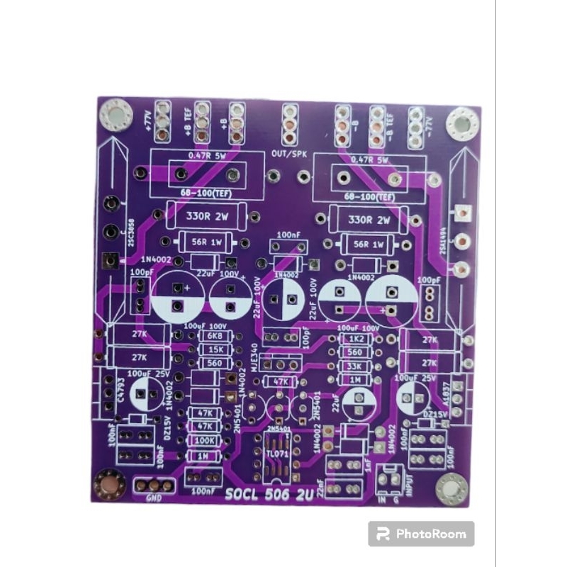 Jual PCB SOCL 506 Amp 2U double layer | Shopee Indonesia