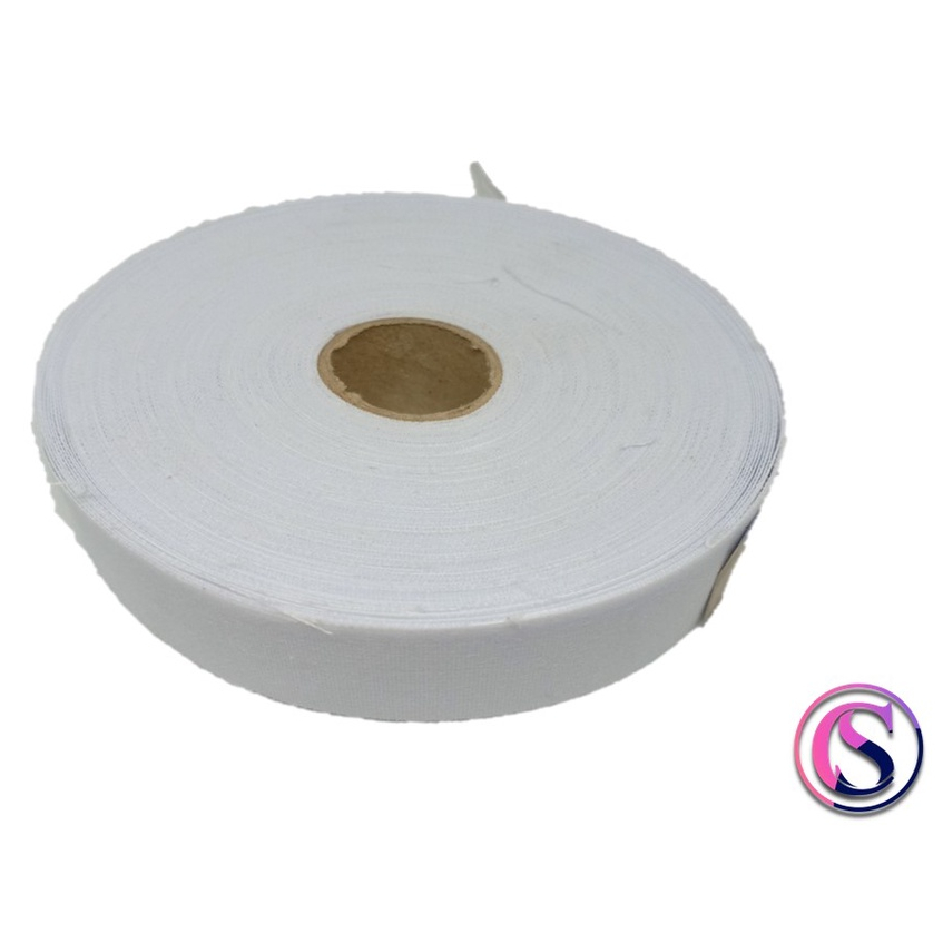 Jual Kain keras laundry 2.5cm 30 yard / supersim potongan | Shopee ...