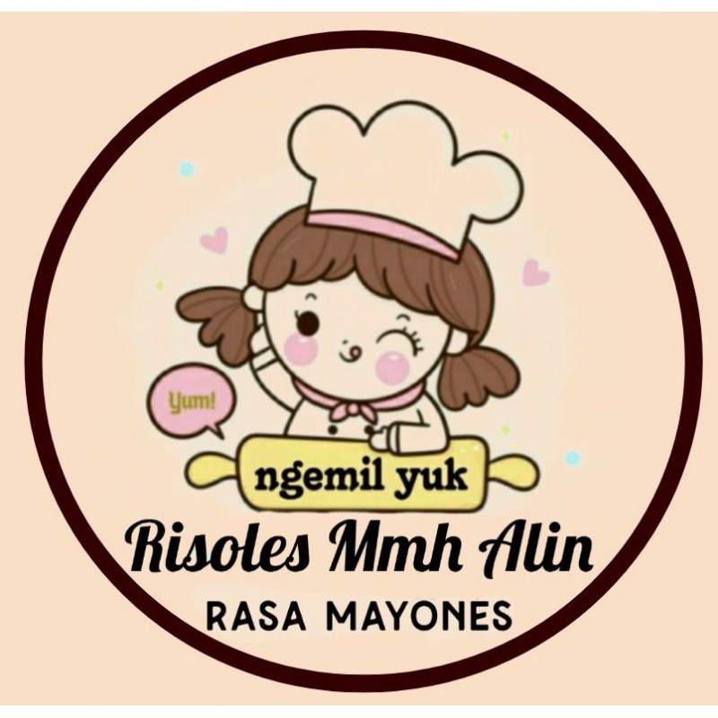 Jual (MINIMAL ORDER 100 PCS) STICKER RISOLES/STICKER MAKANAN/STICKER ...