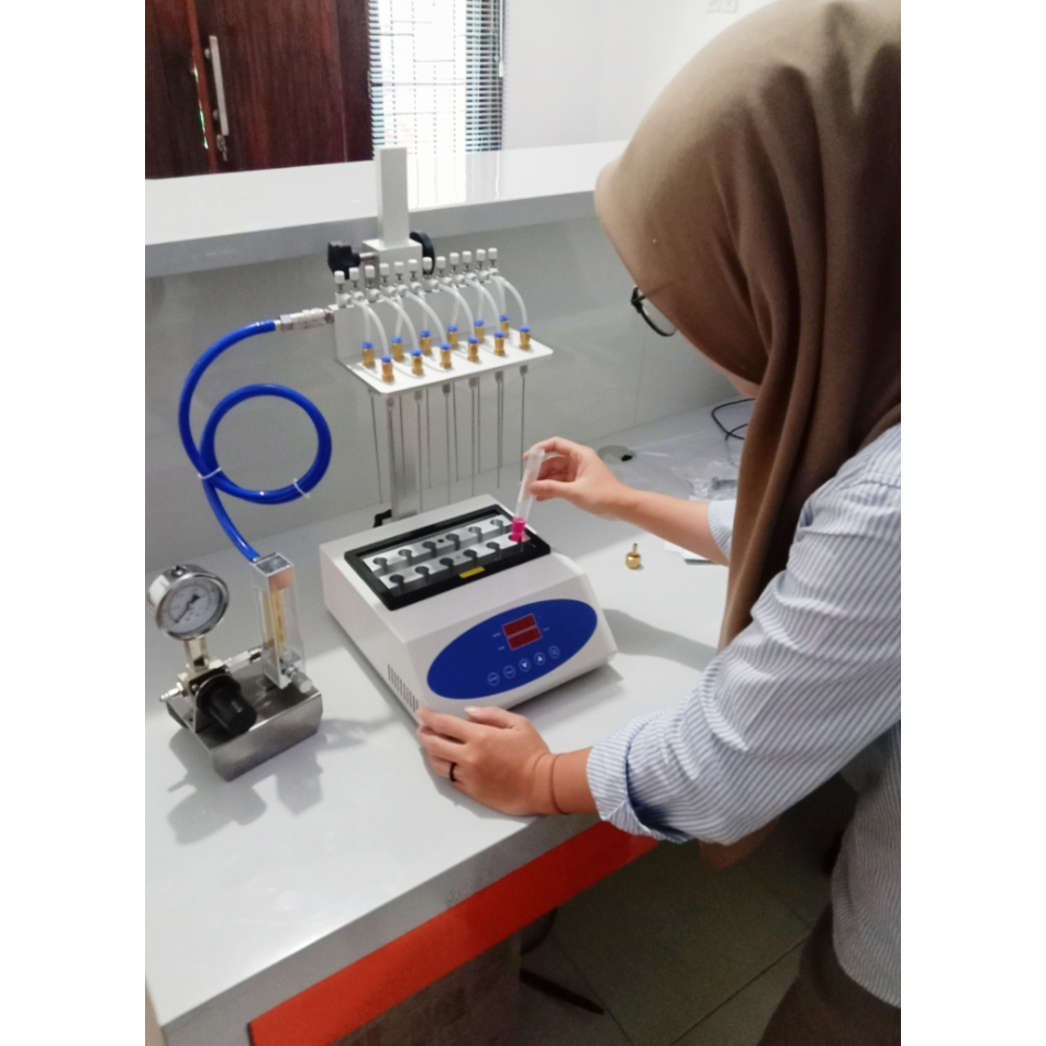 Jual Sample Concentrator Nitrogen Evaporator Comple With Regulator Valve Shopee Indonesia