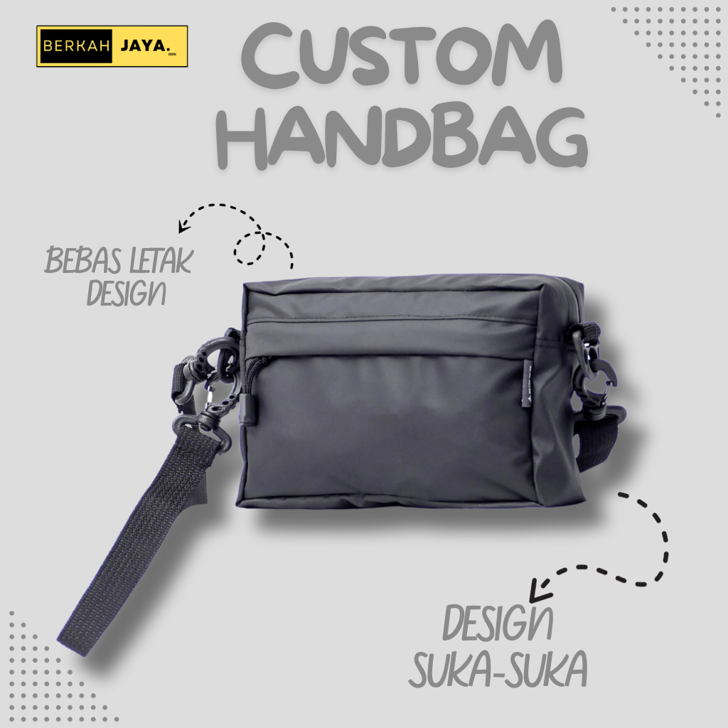 Jual Custom Handbag 3 in 1 Design Suka-suka Material Bimo Waterproof ...