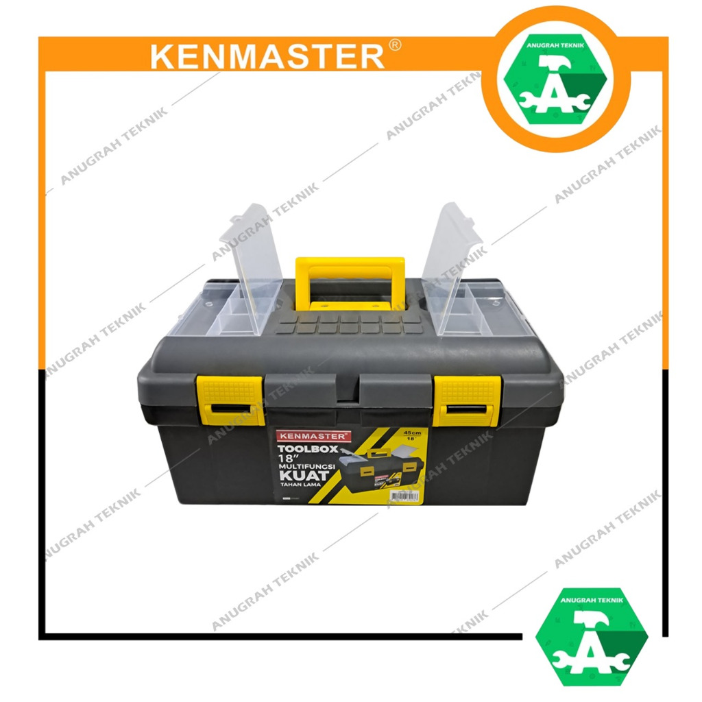 Jual KENMASTER Tool Box Besar 18 inchToolbox Kotak Peralatan Perkakas ...
