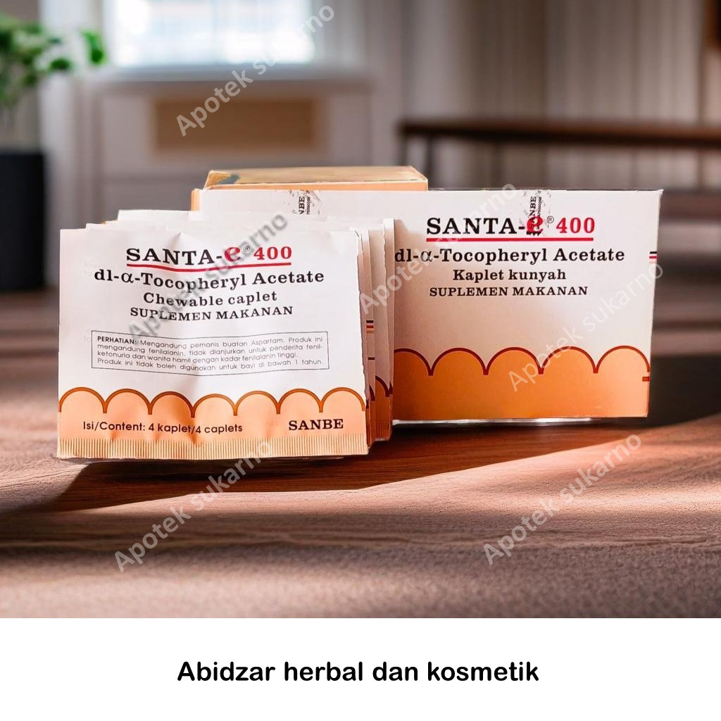 Jual SANTA E 400 // VITAMIN E // PROMIL (1Strip isi 4 Tablet) | Shopee ...