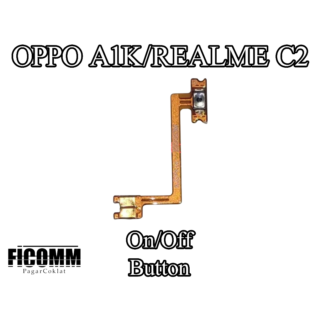 Jual Oppo A1k/Realme C2 Flexible Fleksibel Tombol Power On/Off Button | Shopee Indonesia