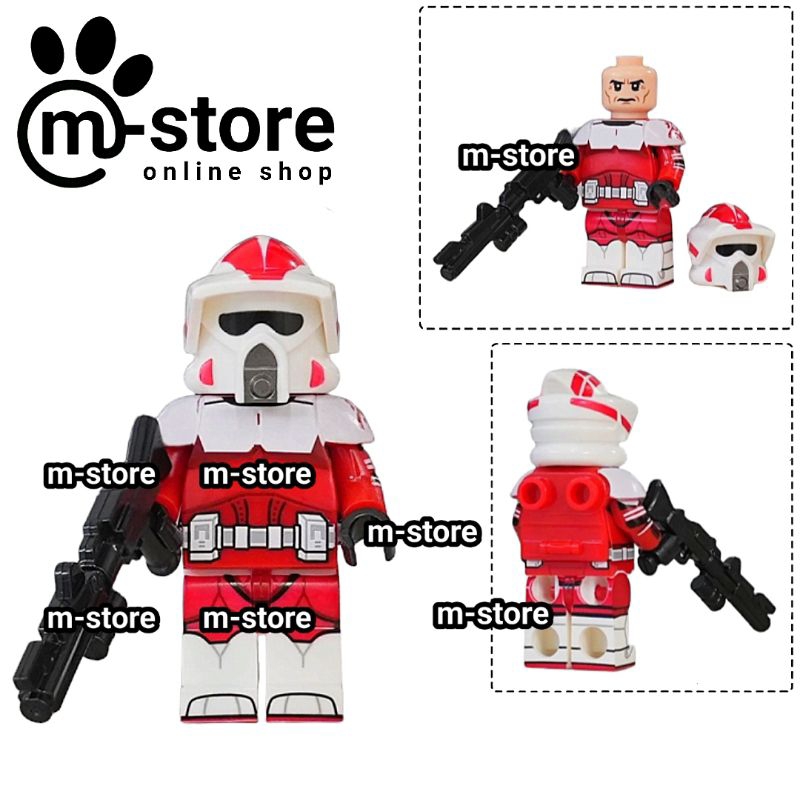 Jual brick star wars coruscant guard arf trooper mini toy figure ...