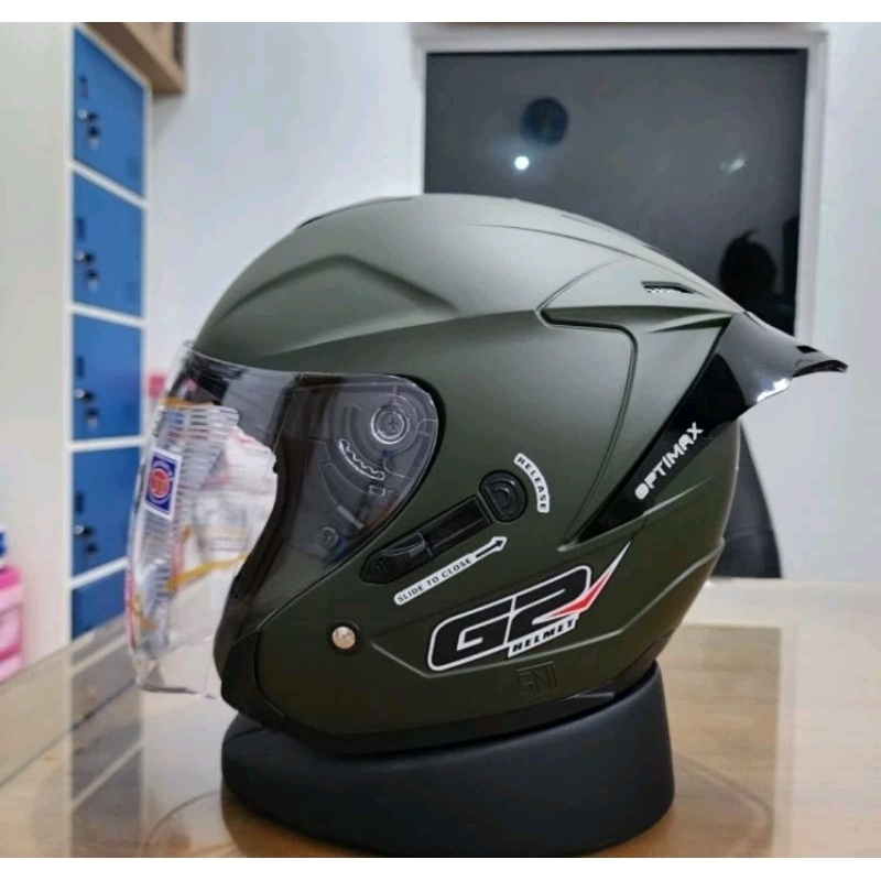 Jual HELM G2 OPTIMAX PAKET GANTENG | Shopee Indonesia