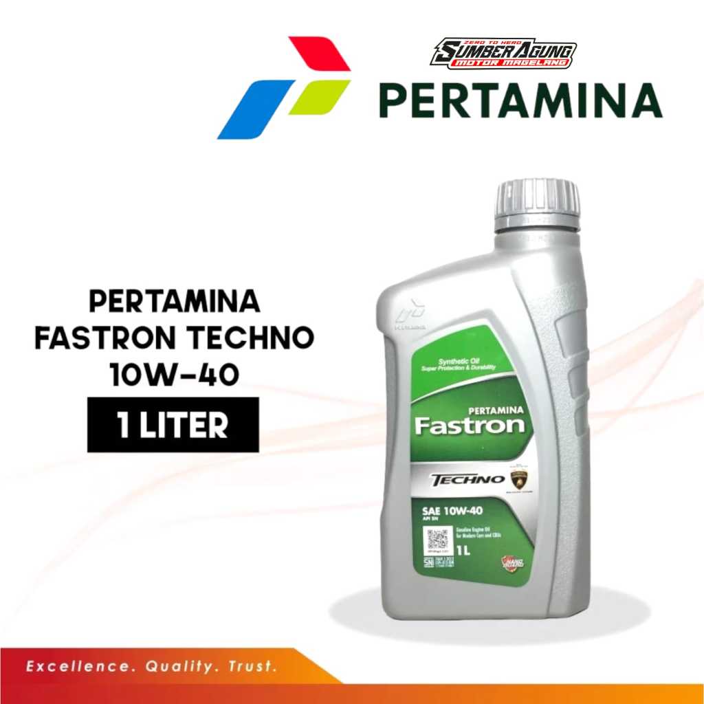 Jual OLI PERTAMINA FASTRON TECHNO SAE 10W-40 1000 ML 1L ORIGINAL ...