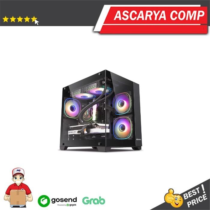 Jual Digital Alliance N30S Tempered Glass Mid-Tower Gaming Case - M-ATX ...