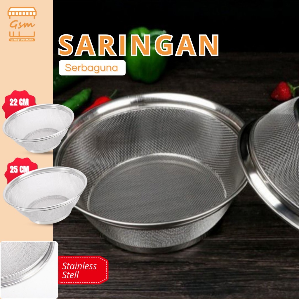 Jual GSM Saringan / Ayakan Stainless / Saringan Tepung /Strainer ...