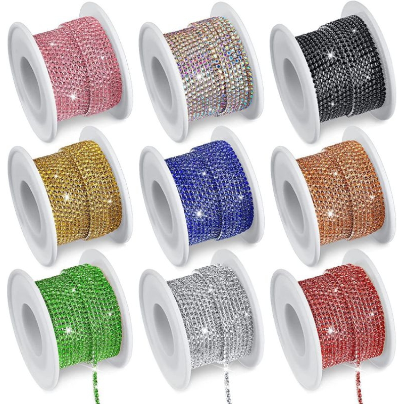 Jual diamond string cangkang silver 2mm ±100 cm / hiasan tasbih DG ...