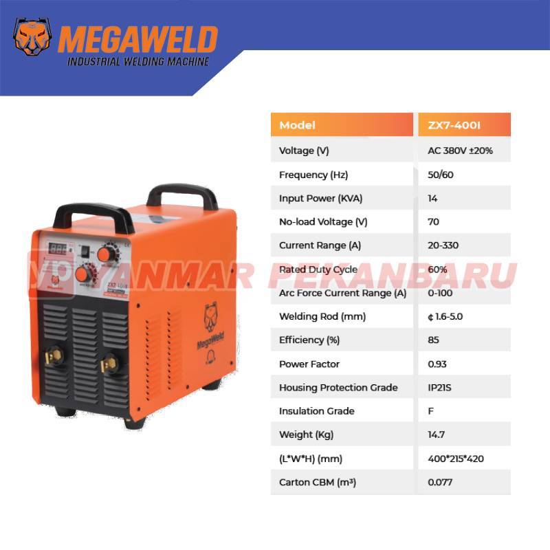Jual Mesin Las / Travo las ZX7 400 I IGBT MEGAWELD | Shopee Indonesia
