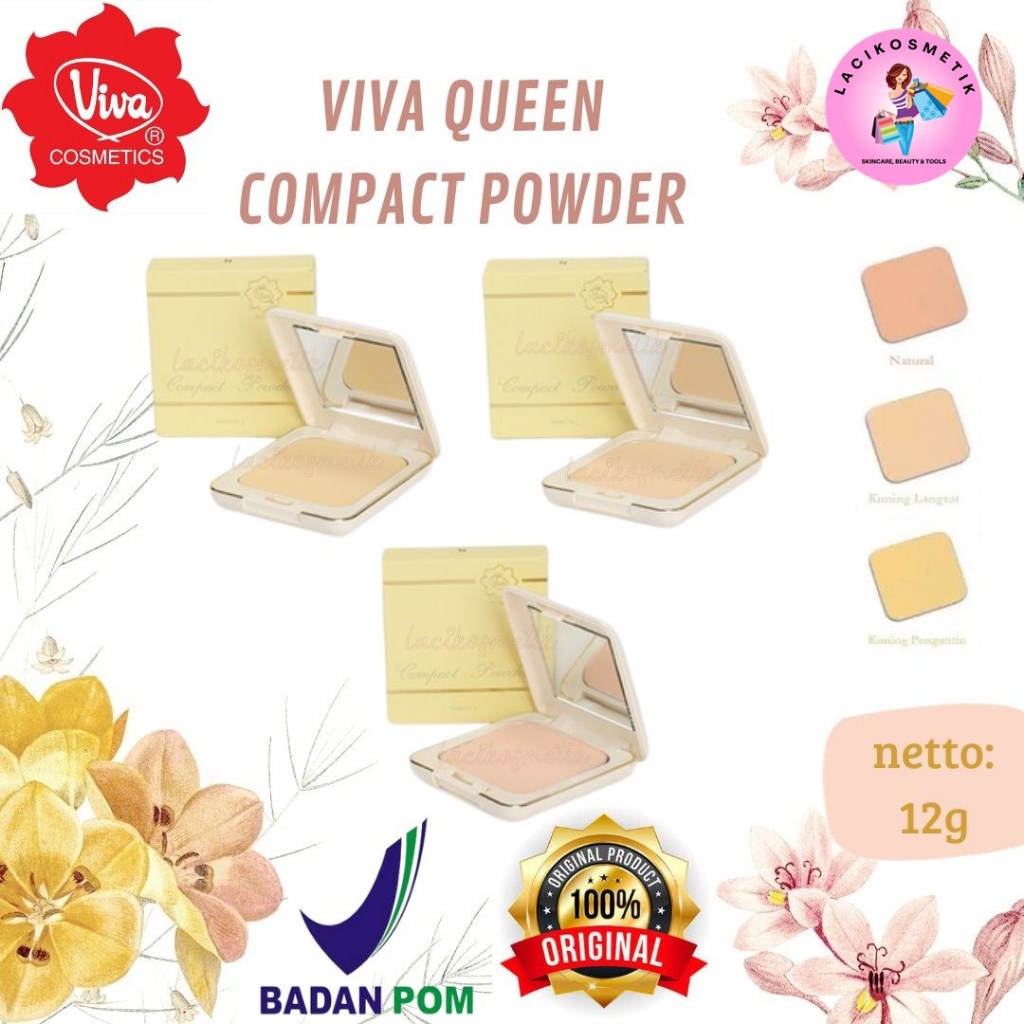 Jual LACIKOSME VIVA QUEEN COMPACT POWDER | REFILL VIVA QUEEN COMPACT ...