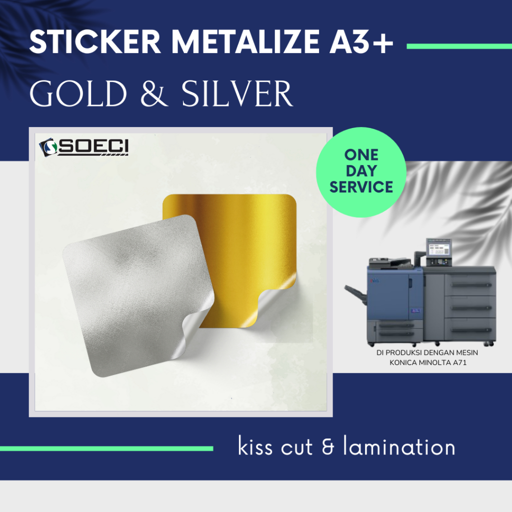 Jual PRINT STICKER METALIZE GOLD & SILVER | CETAK STICKER GOLD & SILVER ...