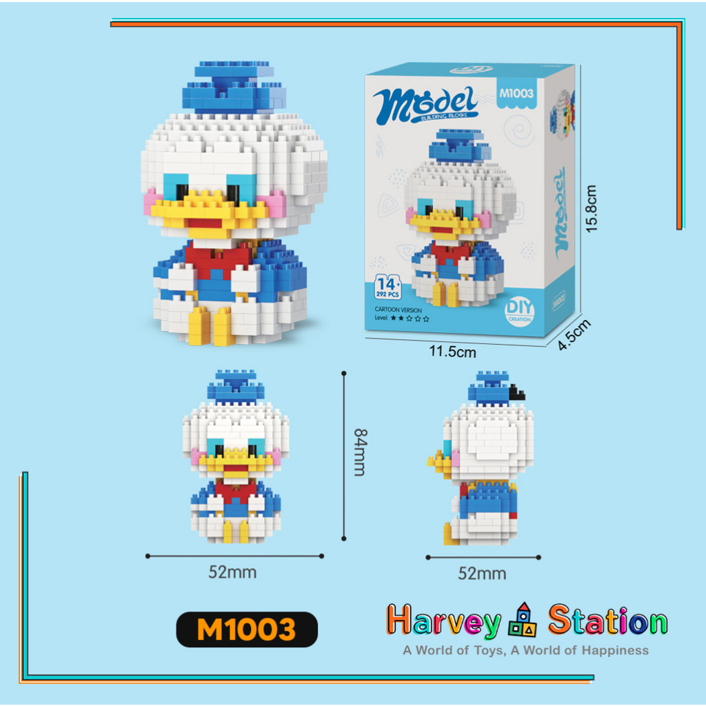 Jual Mainan anak PUZZLE BALOK SUSUN DISNEY 3D DIY Mainan Edukasi Bayi ...