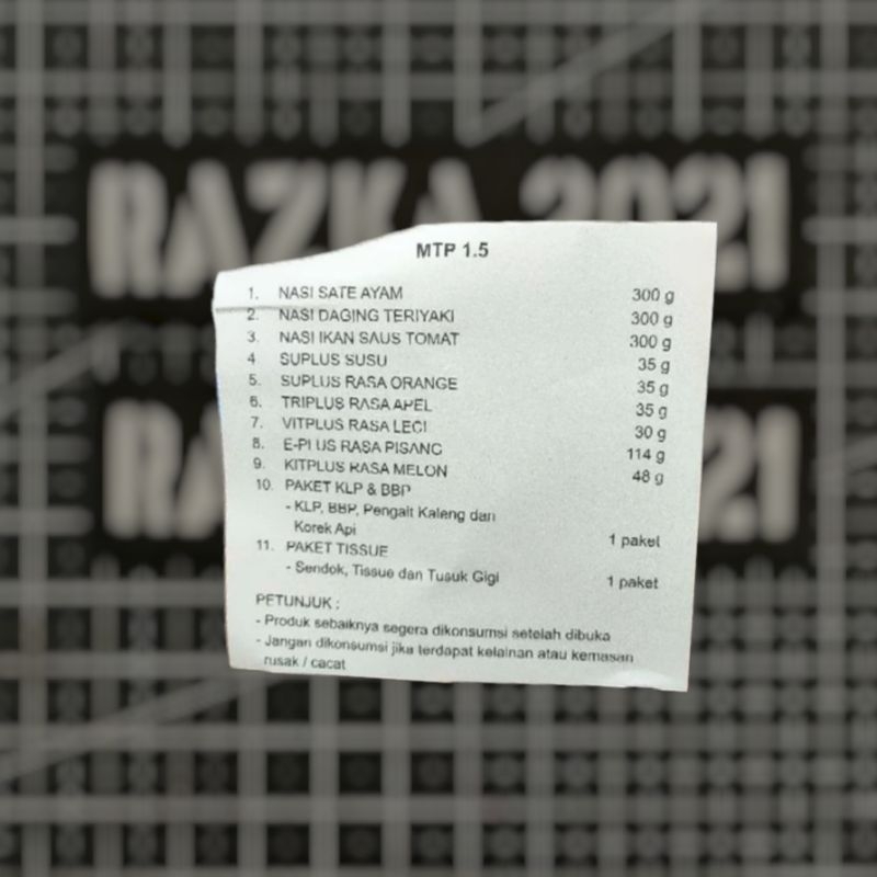 Jual MAKANAN CAMPING - RANSUM POLRI / MAKANAN TAMBAHAN POLRI | Shopee ...