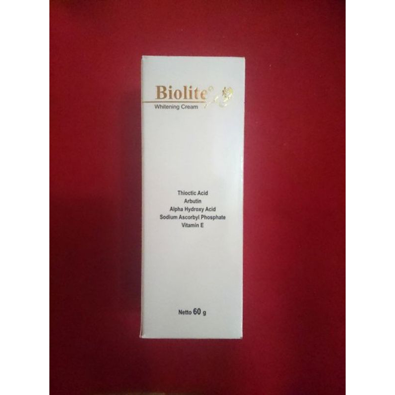 Jual Biolite Whitening Cream 60gram (cream malam dan pagi ) | Shopee ...
